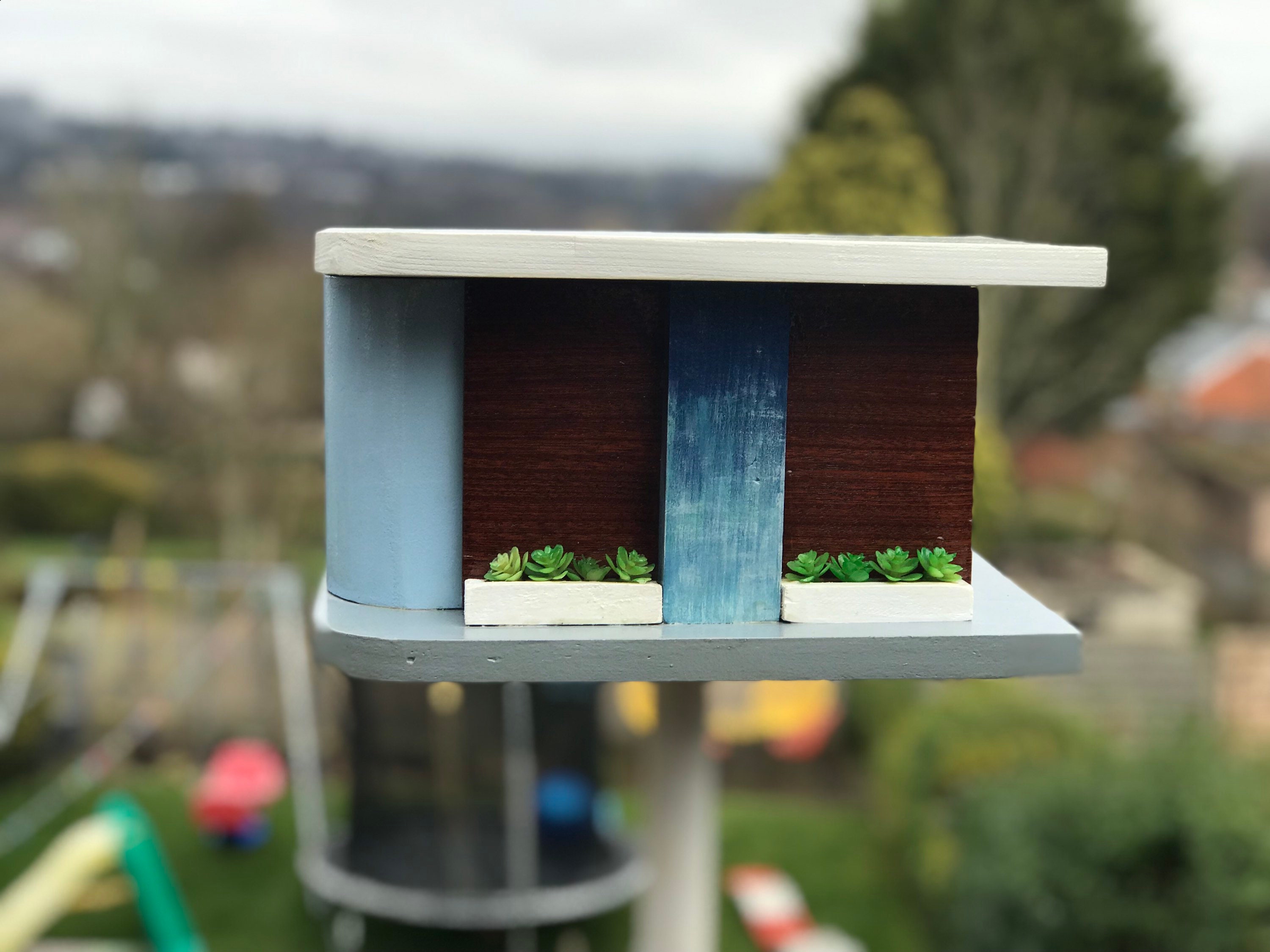 California Modern Style Birdhouse - Etsy