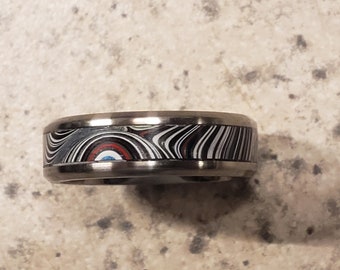 Corvette Fordite Ceramic Ring - Etsy