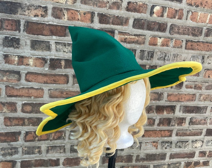 Star-shaped Brim Wizard Hat - Etsy