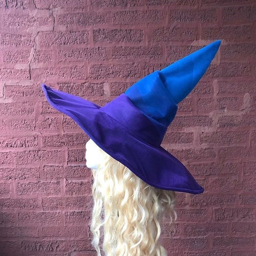 Galaxy Felt Wizard Witch Hat - Etsy