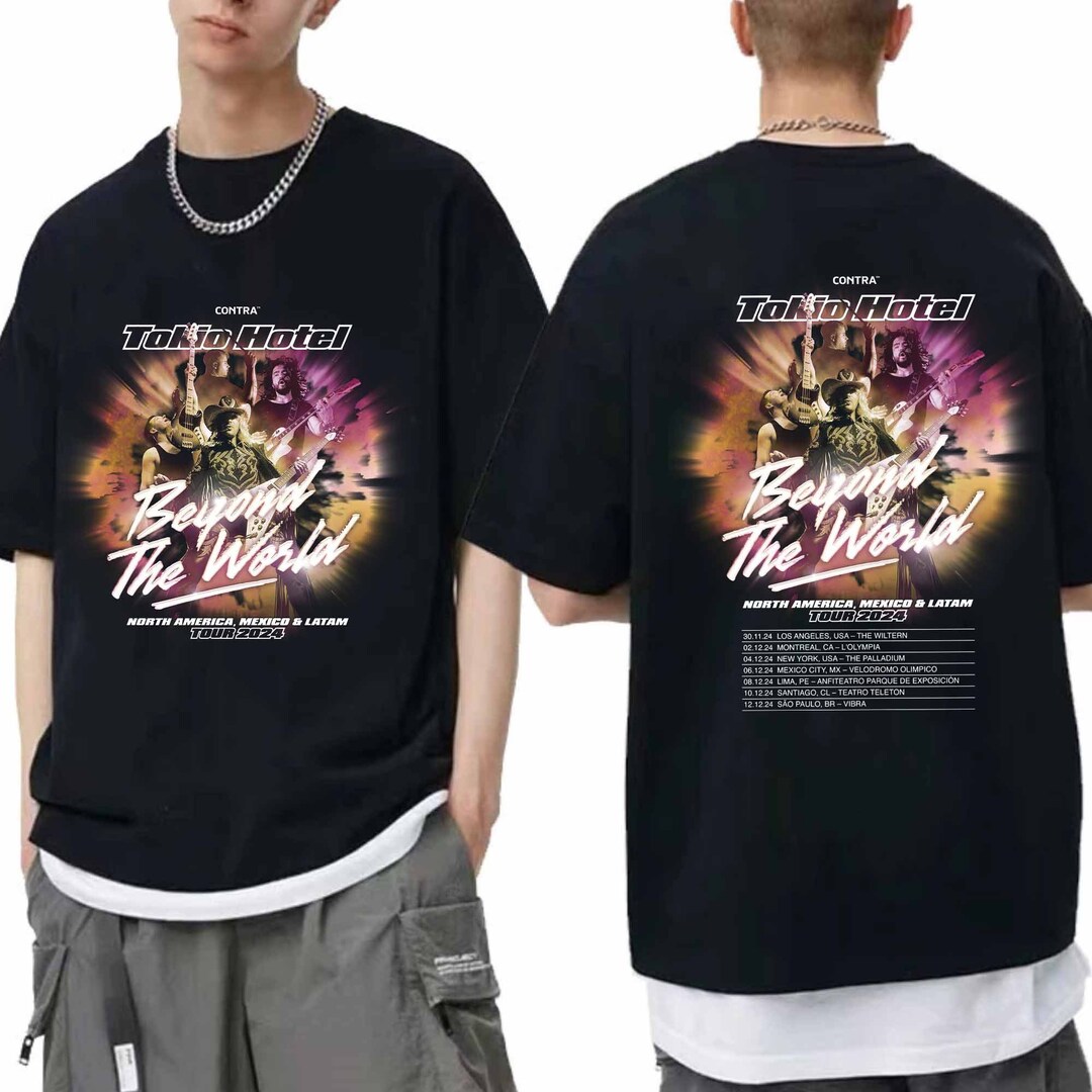 Tokio Hotel Beyond the World Tour 2024 Shirt, Tokio Hotel Band Fan ...