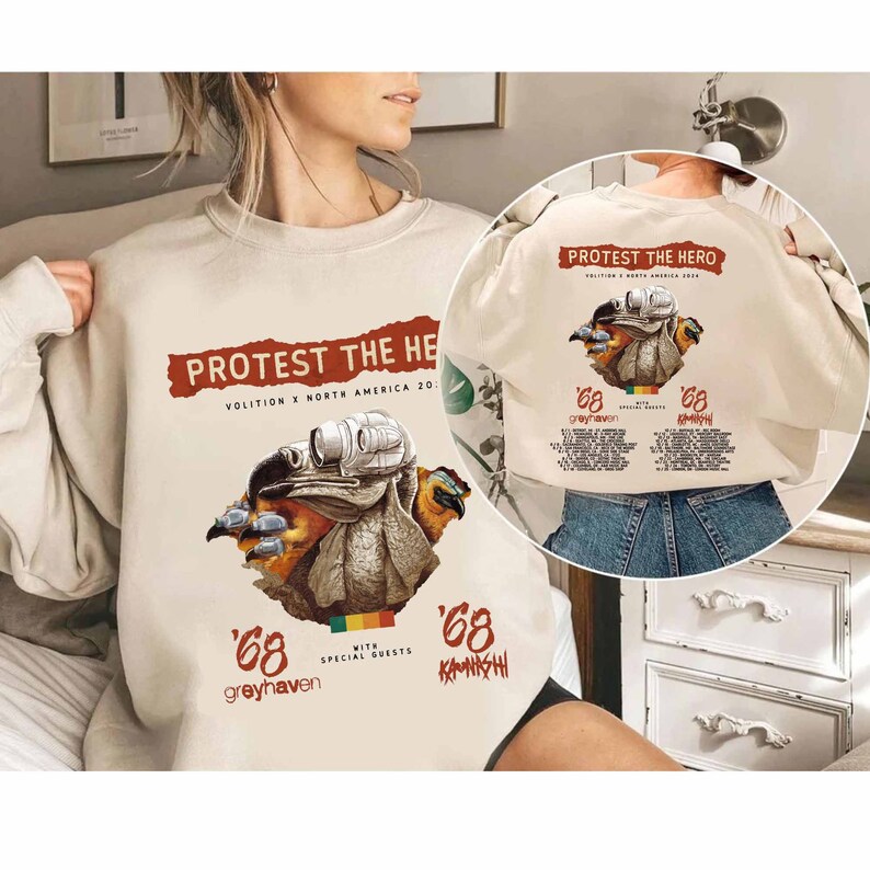 Protest the Hero Volition X Tour 2024 Shirt, Protest the Hero Band Fan ...