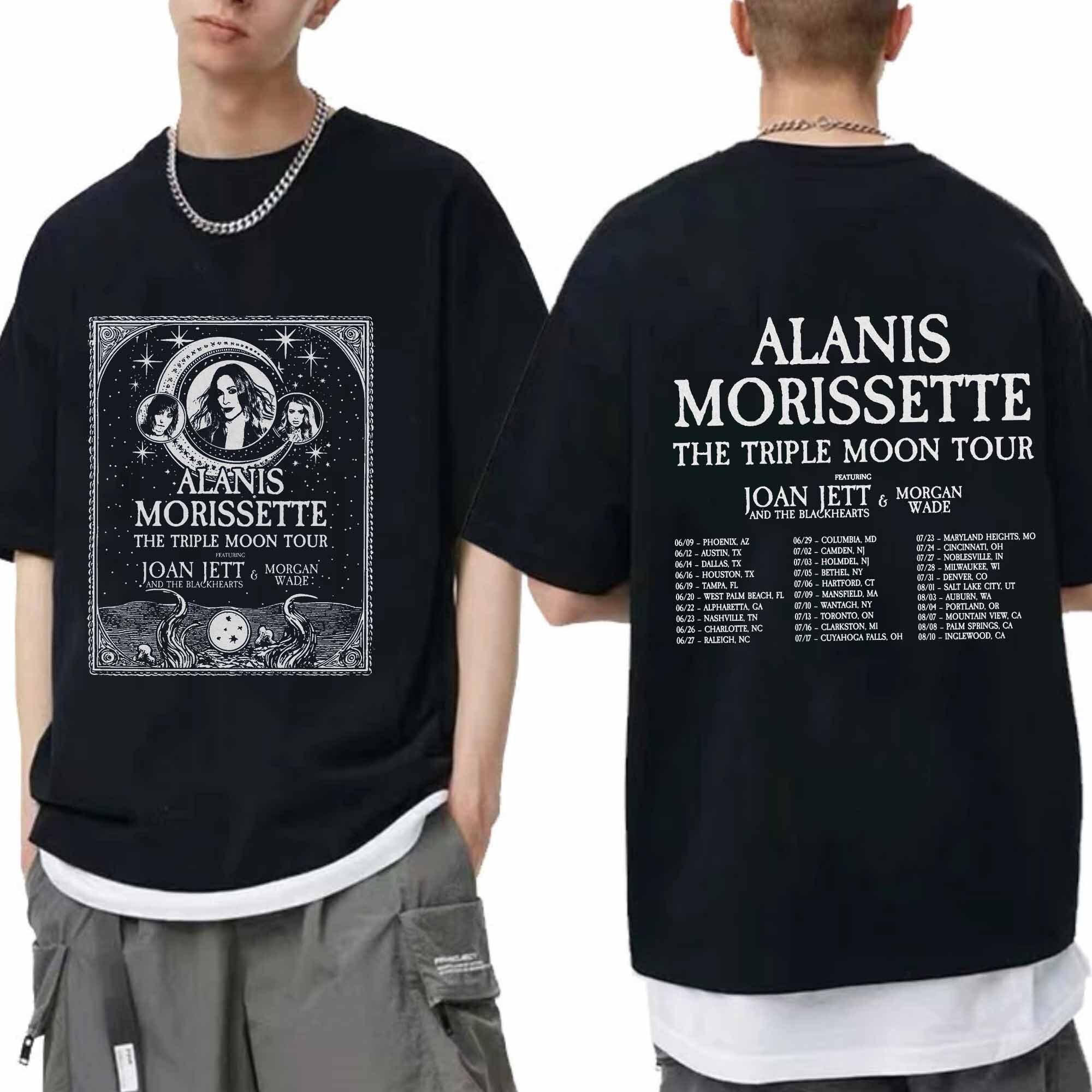 Alanis Morissette the Triple Moon Tour 2024 Shirt, Alanis Morissette ...