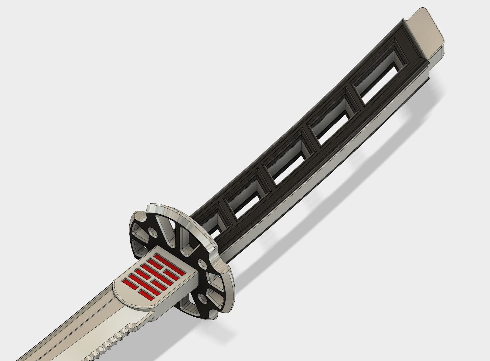 Snake Eyes Sword From GI JOE - STL Files - Cosplay - Etsy