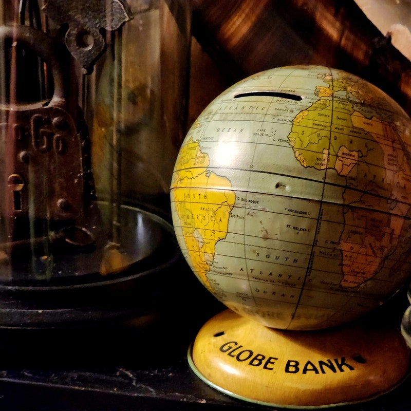 Globe Bank - Etsy