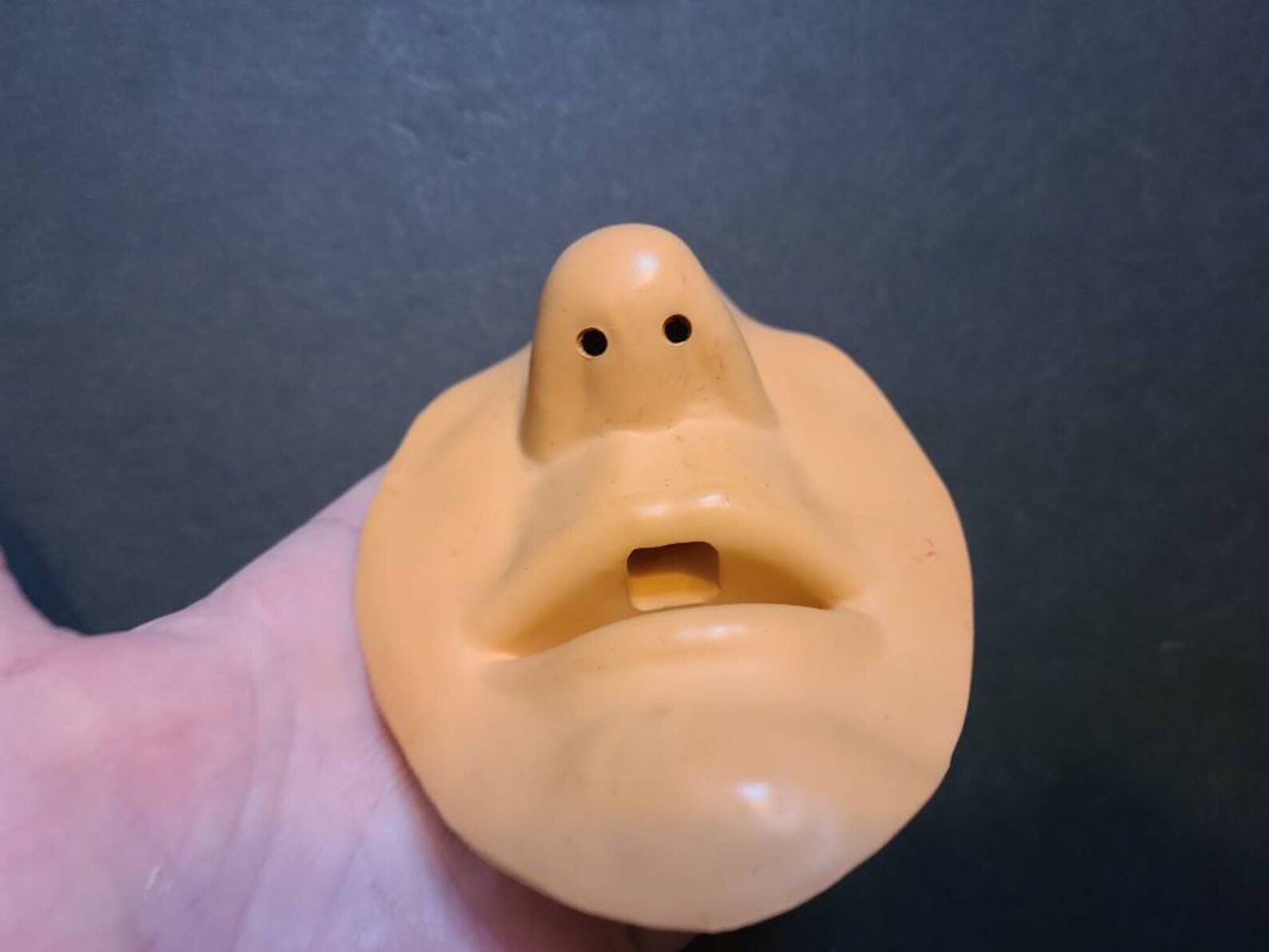 Vintage CPR Mask Creepy Face Rubber Oddities Curiosities - Etsy