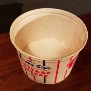 2 Vintage Cottage Cheese Containers, Vintage Advertising, Miller ...