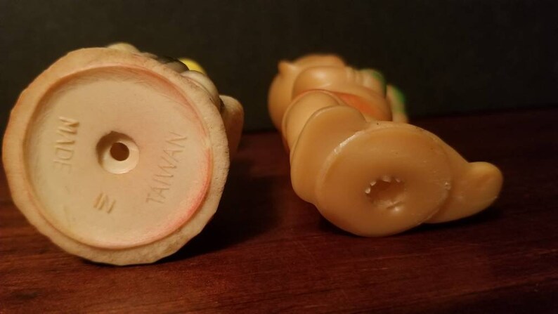 2 Vintage Squeaker Toys Monkey Boxing Baby Plastic Squeak | Etsy