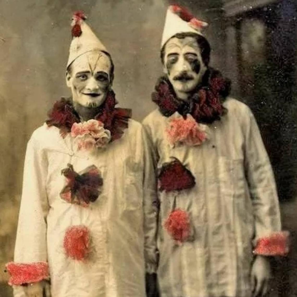 1900's Clown Photo Reprint Halloween Costume Creepy - Etsy