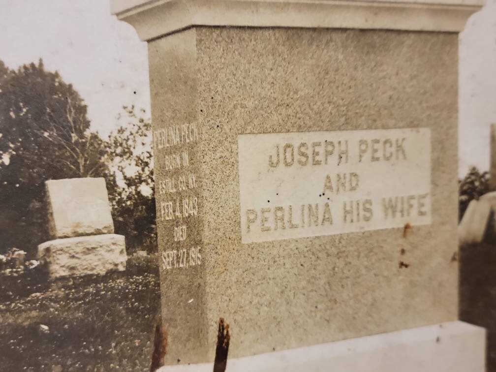 Antique Large Cemetery Cabinet Card Tombstone Black and | Etsy