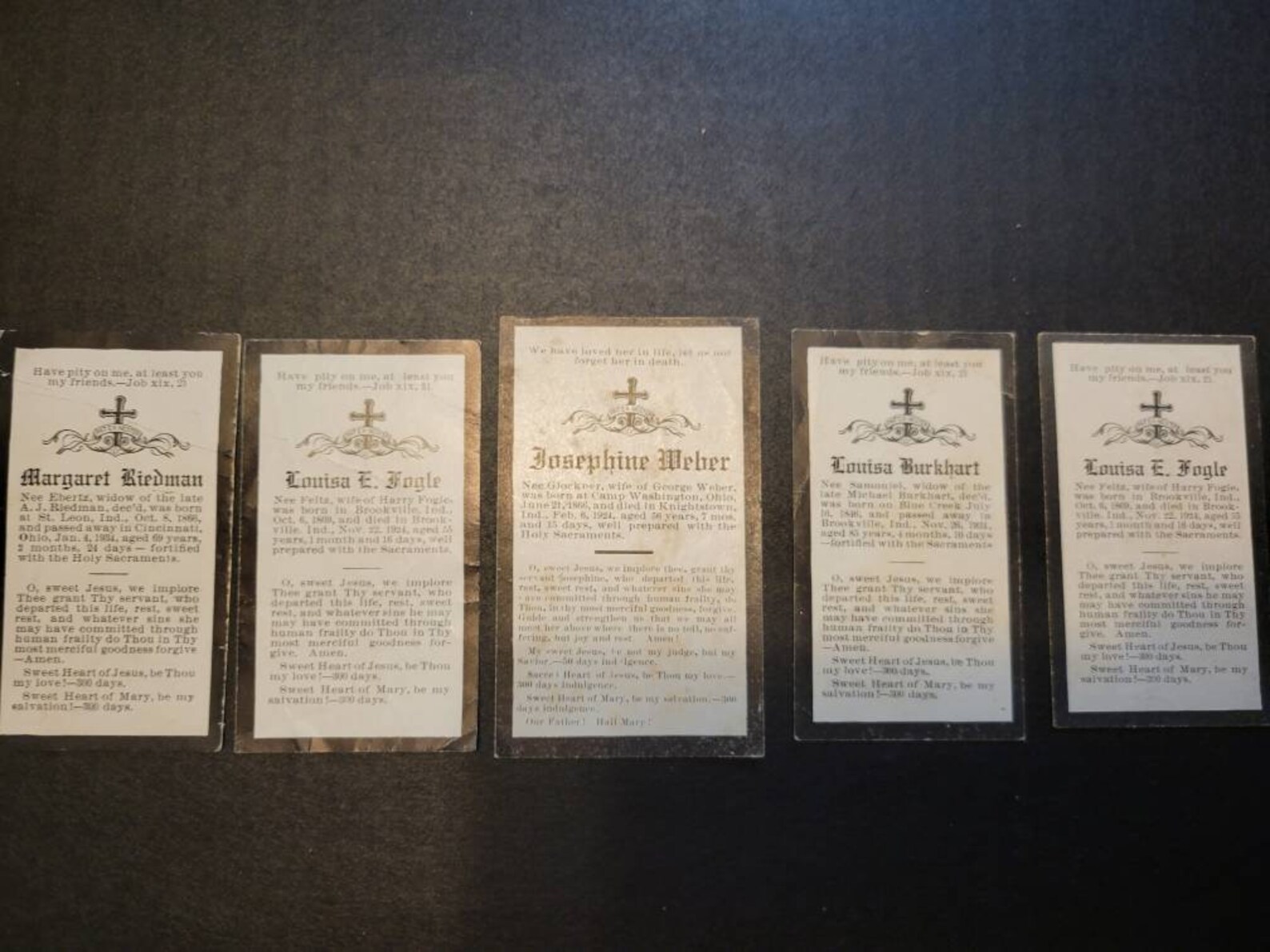 Mourning/ Funeral Card Post Mortem Death Card Funeral - Etsy