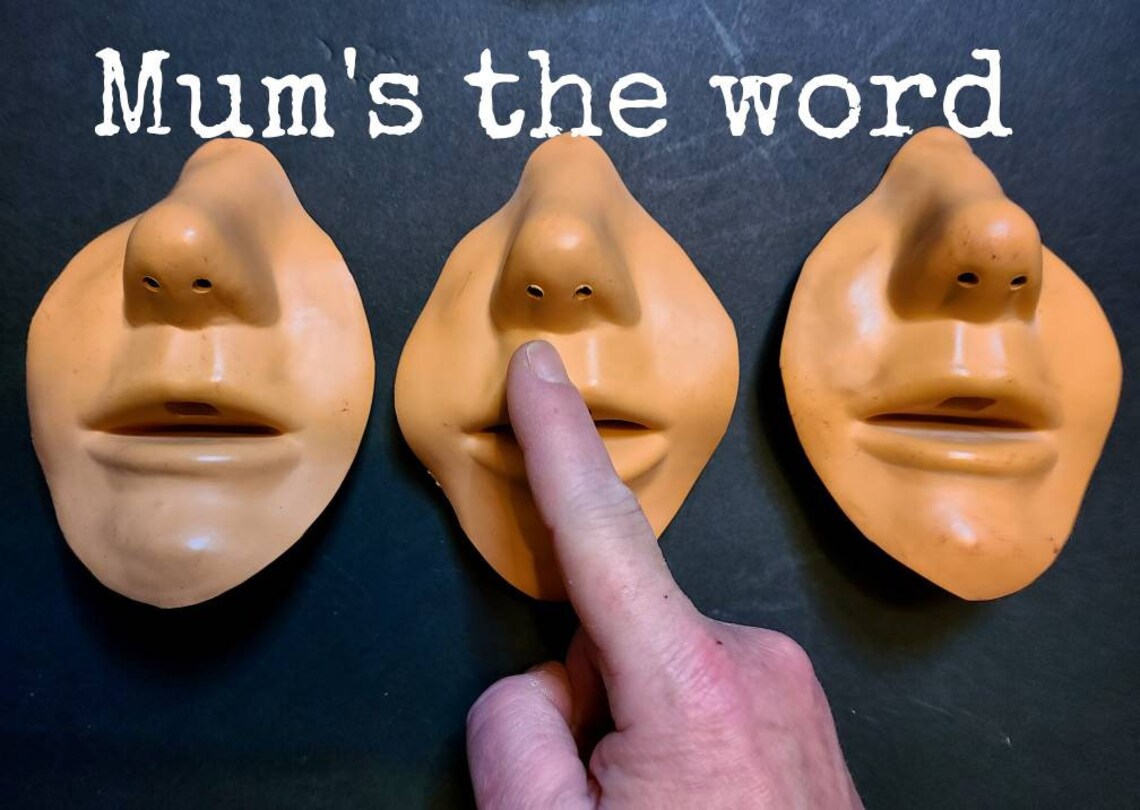 Vintage CPR Mask Creepy Face Rubber Oddities Curiosities - Etsy