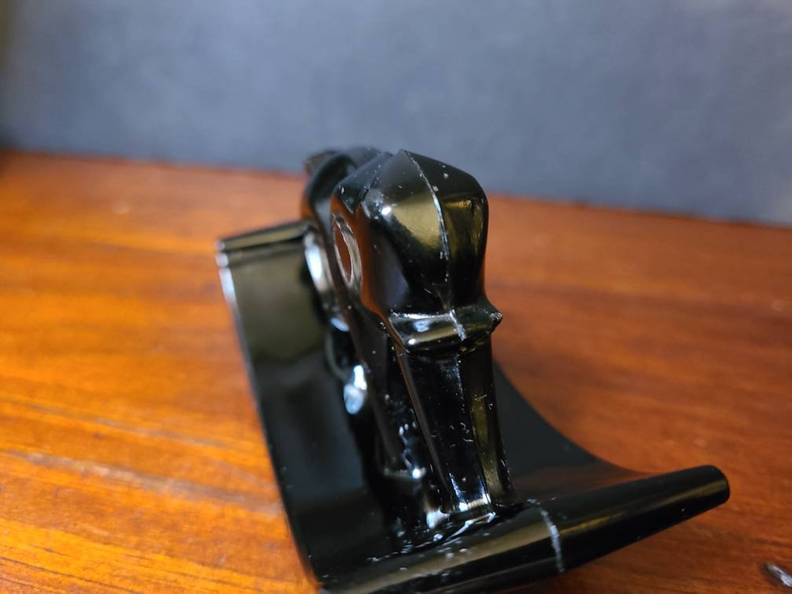 Vintage Ink Blotter Elephant Glass Black Amethyst Dip Pen - Etsy