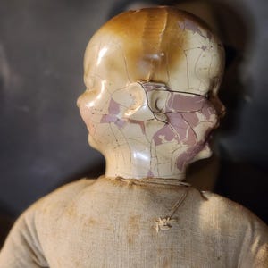 Antique 2 Faced Doll, Composition, 1900's, Ideal - Etsy