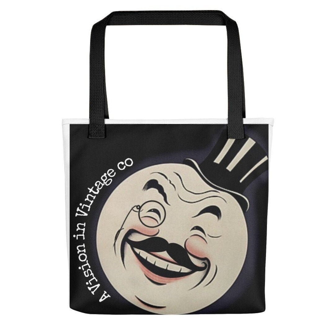 Moon Man Tote Bag - Etsy UK