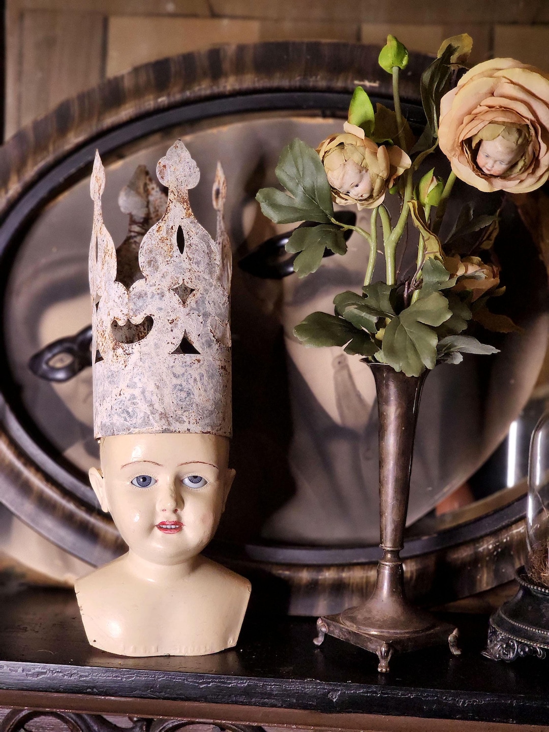 Kings Crown, Metal Crown, Crown, Romantic Decor, Tall Crown,decorative ...