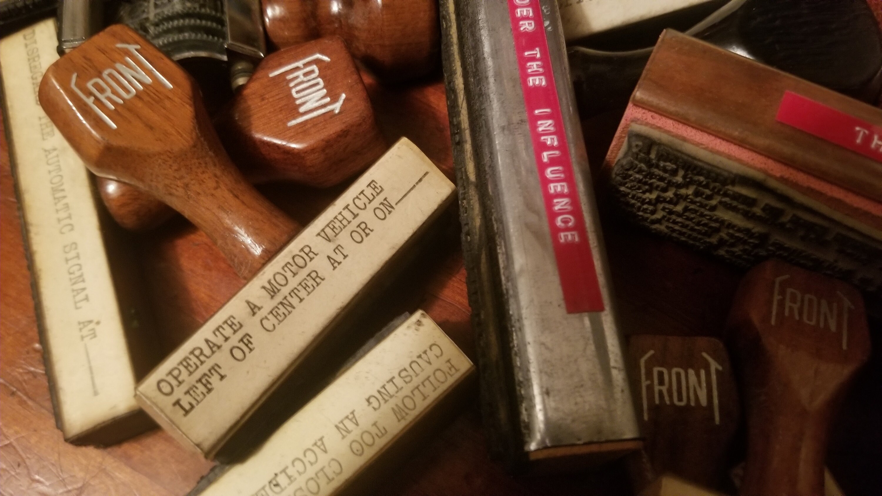 Vintage Police Wood Handled Rubber Stamps Police Department - Etsy