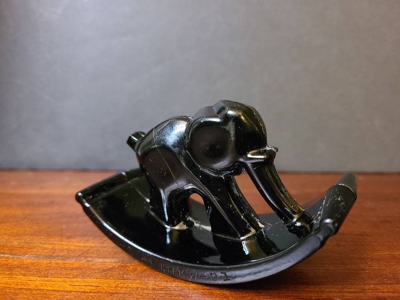 Vintage Ink Blotter Elephant Glass Black Amethyst Dip Pen - Etsy