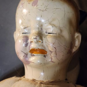 Antique 2 Faced Doll, Composition, 1900's, Ideal - Etsy