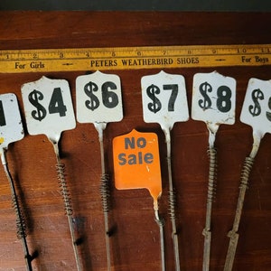 Antique Cash Register Flags, Vintage Decor, Number, Industrial - Etsy