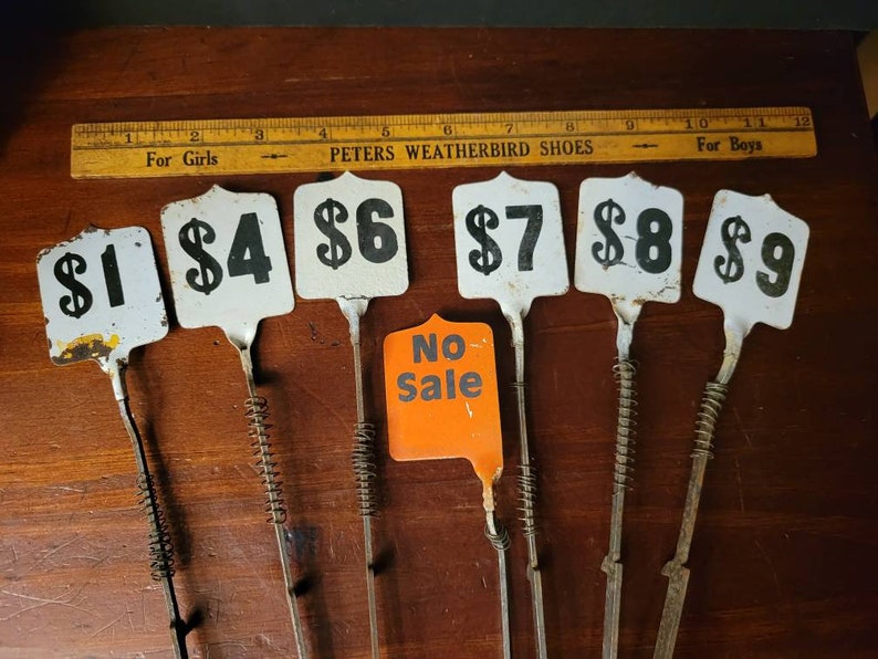 Antique Cash Register Flags Vintage Decor Number Industrial | Etsy