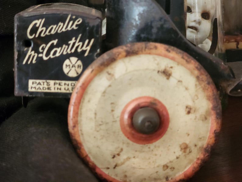 Vintage 1930's Charlie Mccarthy Buggy, Crazy Car, Benzie Buggy, Marx ...
