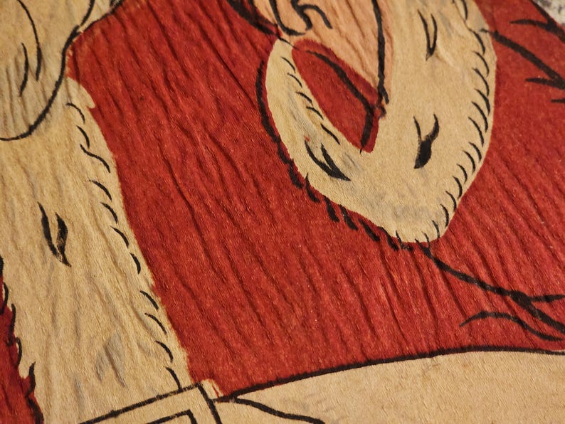 Vintage Santa, Crepe Paper, Creepmas, Creepy Claus, Santa Claus ...