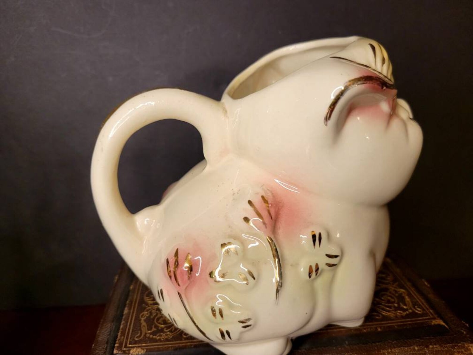 Vintage Smiling Pig Pitcher Creamer Whimsical Shawnee - Etsy