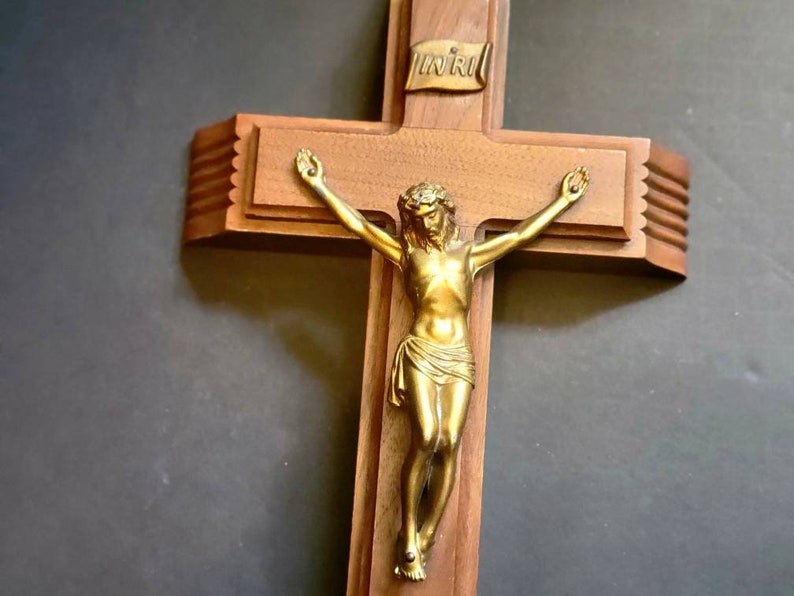 Vintage Crucefix Sick Call Last Rites Cross Jesus Jesus - Etsy