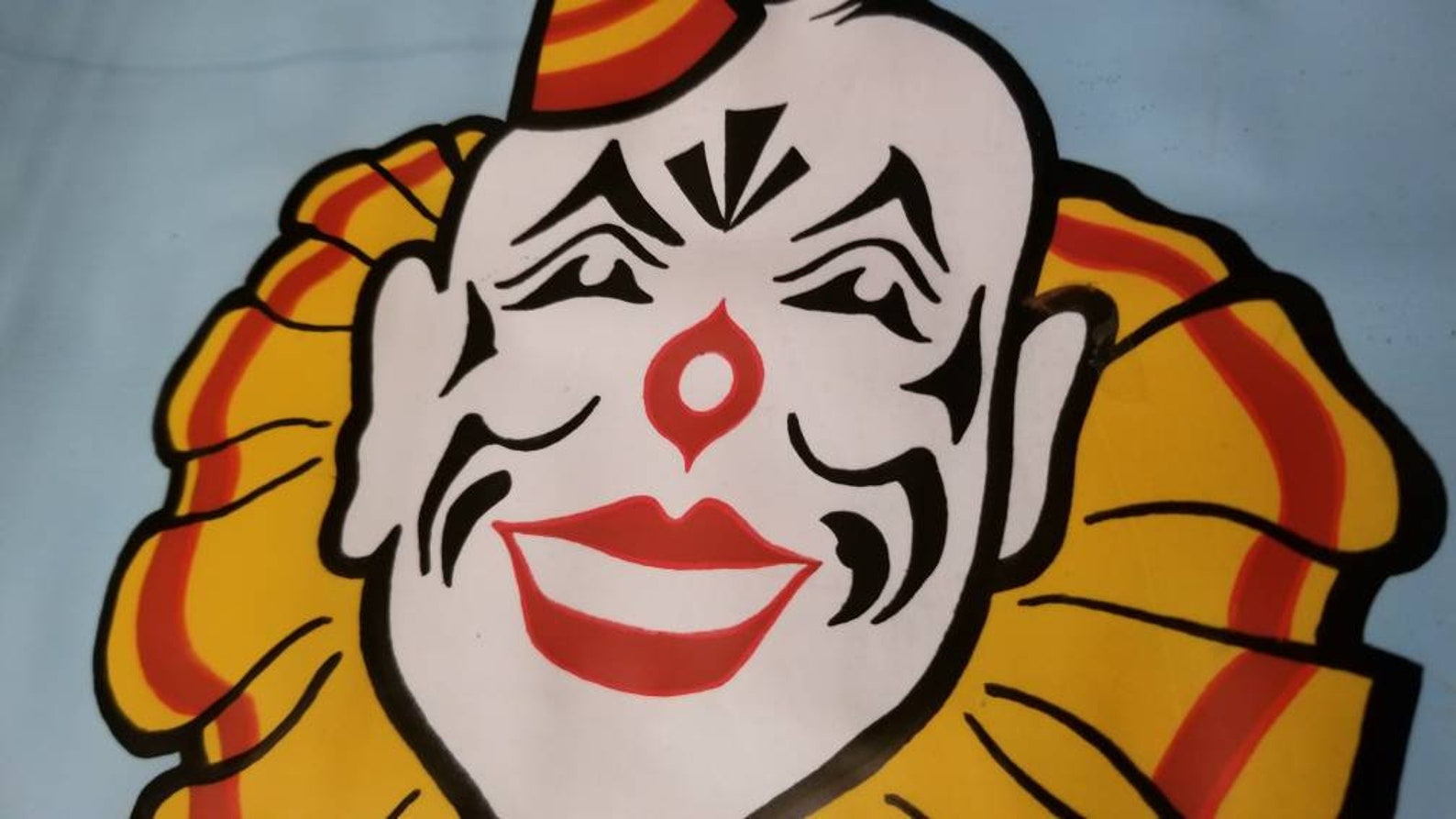 Vintage Circus Flag, Souvenir, Clown - Etsy