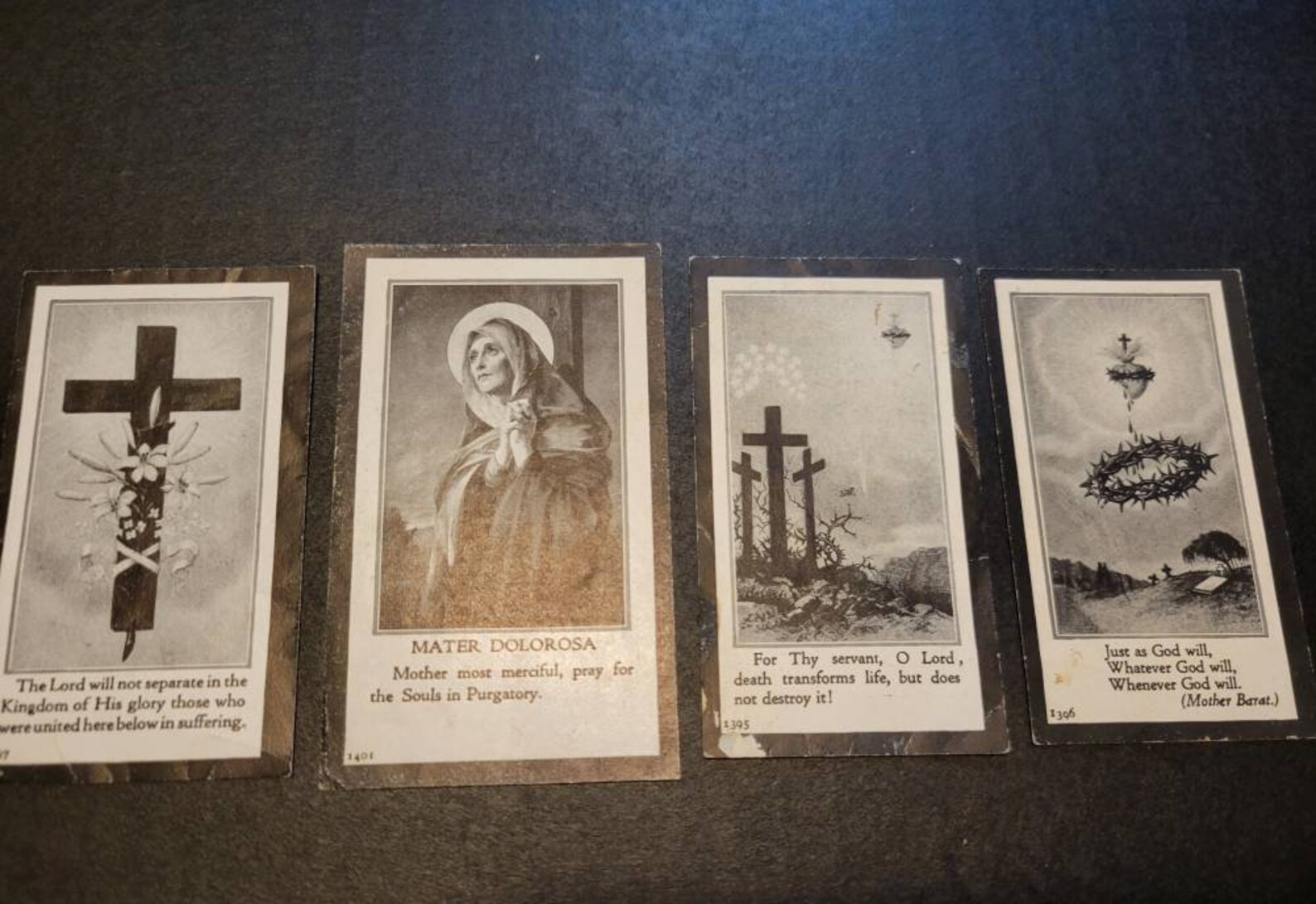 Mourning/ Funeral Card Post Mortem Death Card Funeral - Etsy