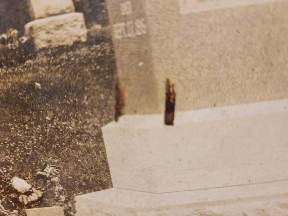 Antique Large Cemetery Cabinet Card Tombstone Black and | Etsy