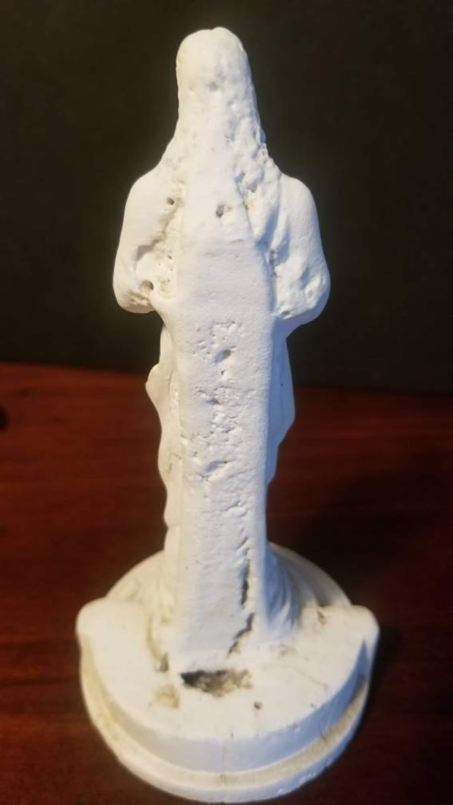 Vintage Plaster Statue of Jesus Religious White - Etsy