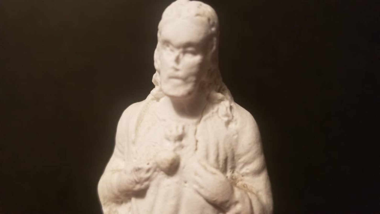 Vintage Plaster Statue of Jesus Religious White - Etsy