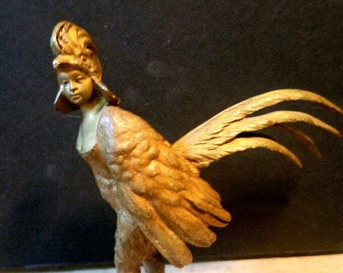 Antique Harpy Statue, Guilded Splelter, Greek Mythology - Etsy