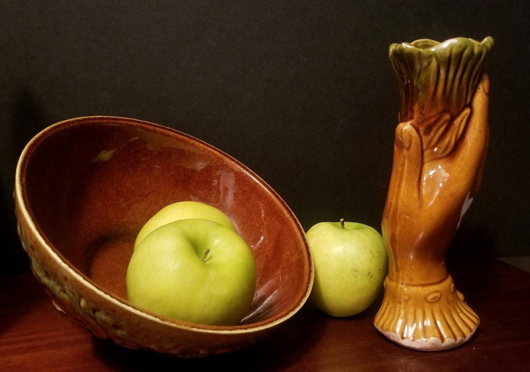 Vintage Pottery Vase, Human Hand, Female Hand, Vase, Hand, Whimsical - Etsy