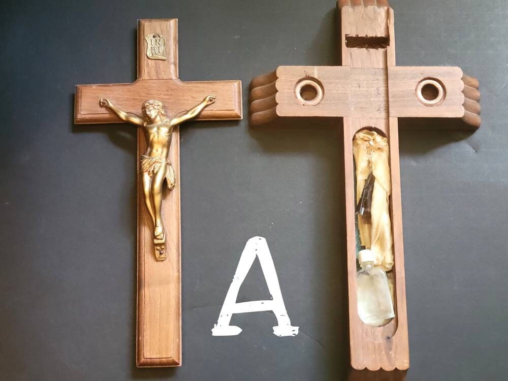 Vintage Crucefix Sick Call Last Rites Cross Jesus Jesus - Etsy