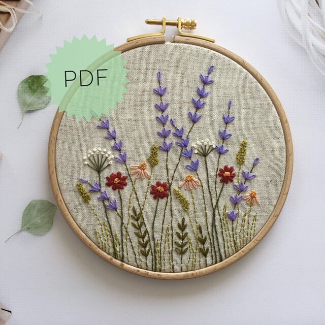 Floral Pdf Pattern - Etsy