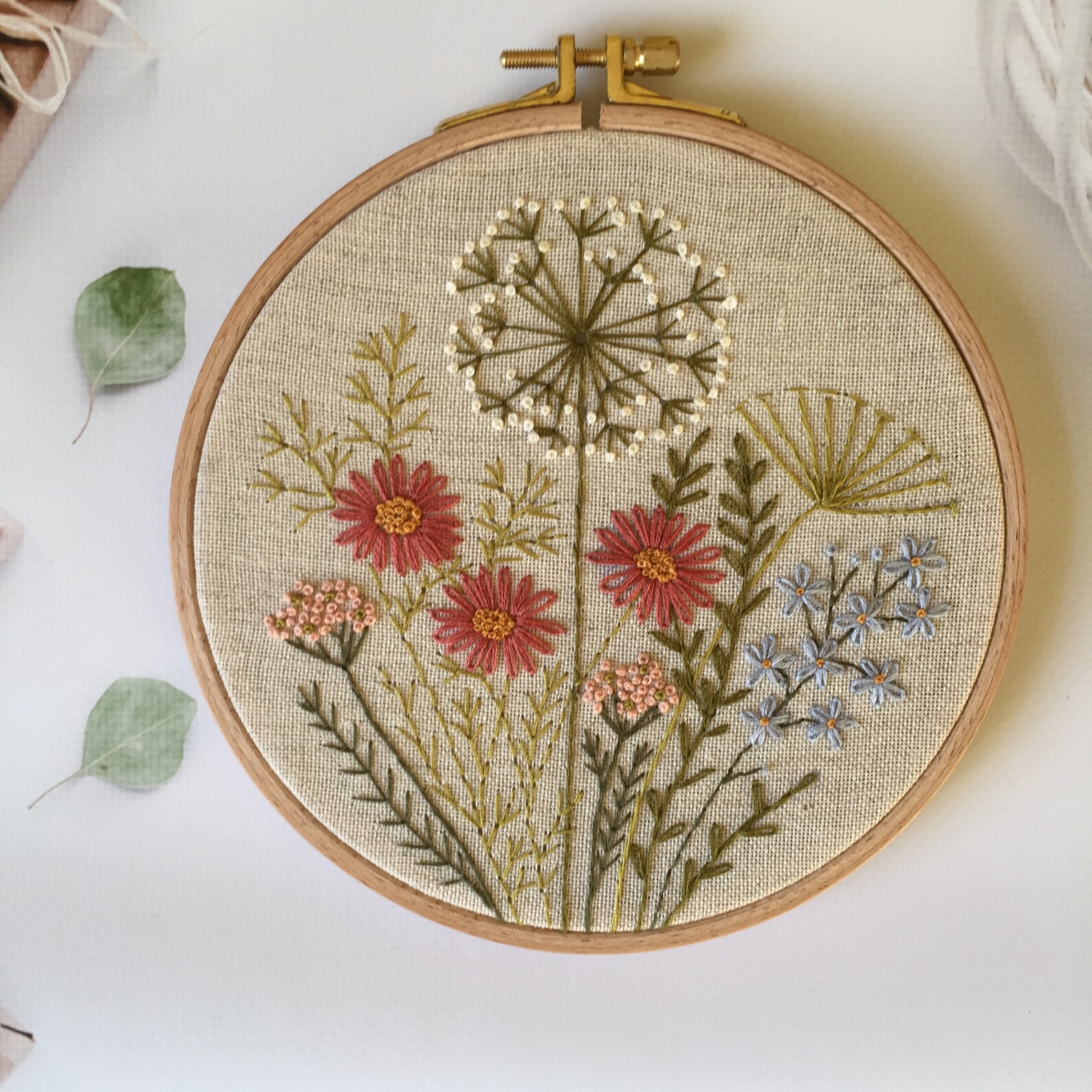 Wild Meadow Embroidery Patterns Collection Do It Yourself Set - Etsy