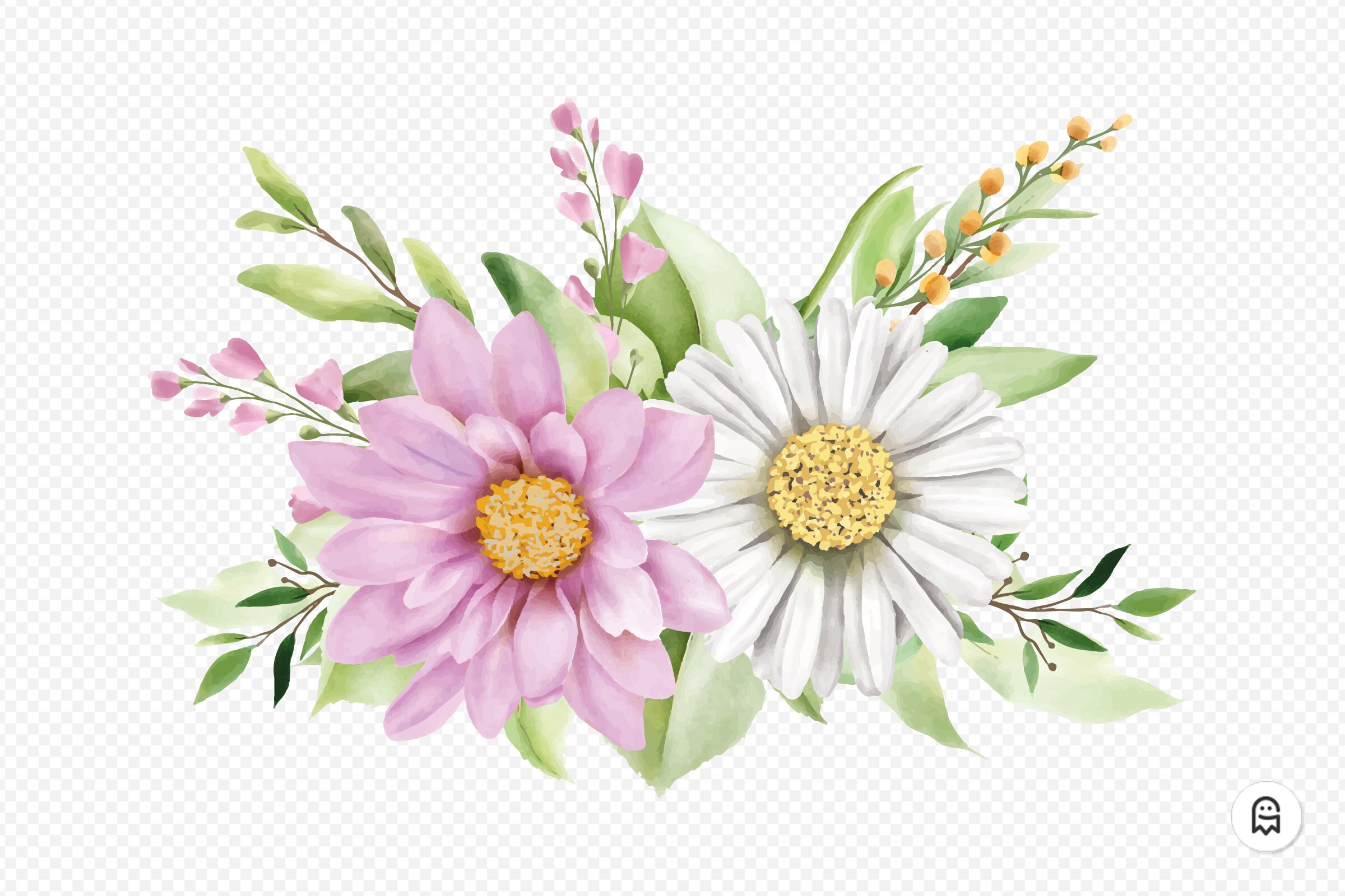 Spring Flowers, Summer Bouquet, Svg, Eps ,png, Graphic, Floral, Flower ...