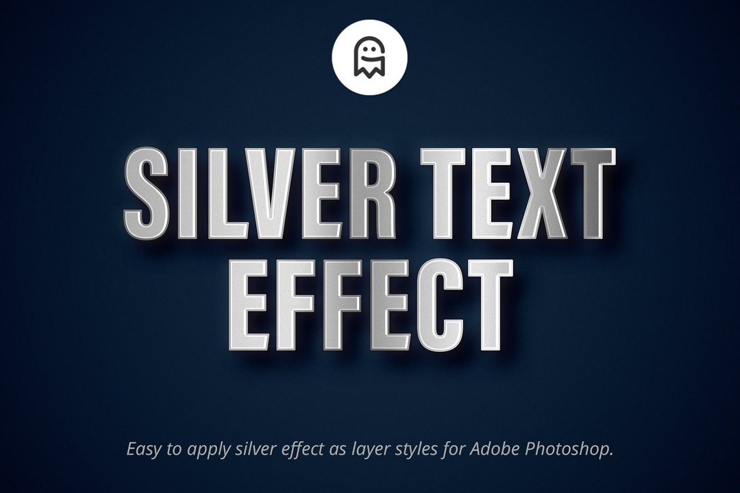 Silver Text Effect for Photoshop, Silver Effect, Chrome Effect, Metal ... Silver Text Effect for Photoshop, Silver Effect, Chrome Effect, Metal ...