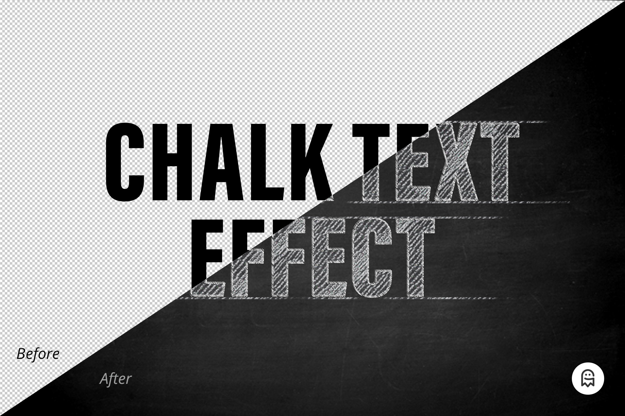 Chalk Text Effect for Photoshop, Crayon Effect, Chalkboard, School ...