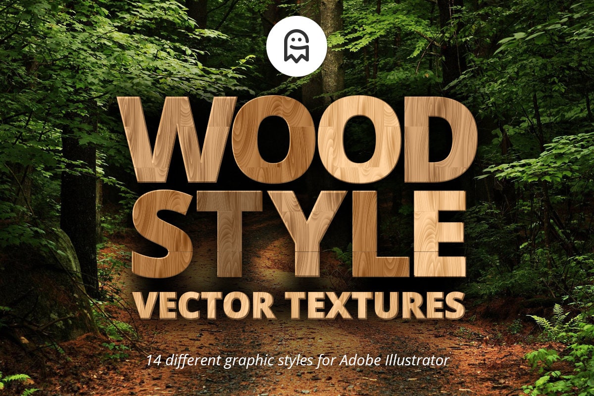 Wood Style Vector Textures for Illustrator / Textures / Wood Texture ...