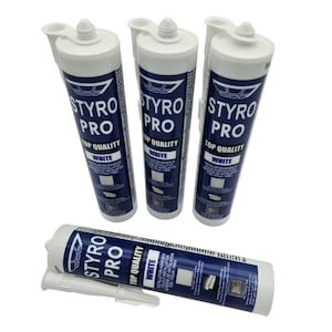 STYRO PRO Adhesive - Glue for Styrofoam and PVC Ceiling Tiles. Adhesive ...