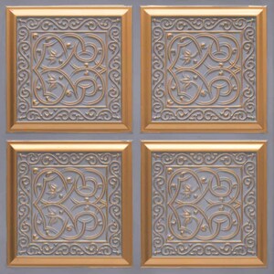 Celtic Mosaic Style - 2'x2' Faux Tin Ceiling Tiles / 3D Wall Panels ...