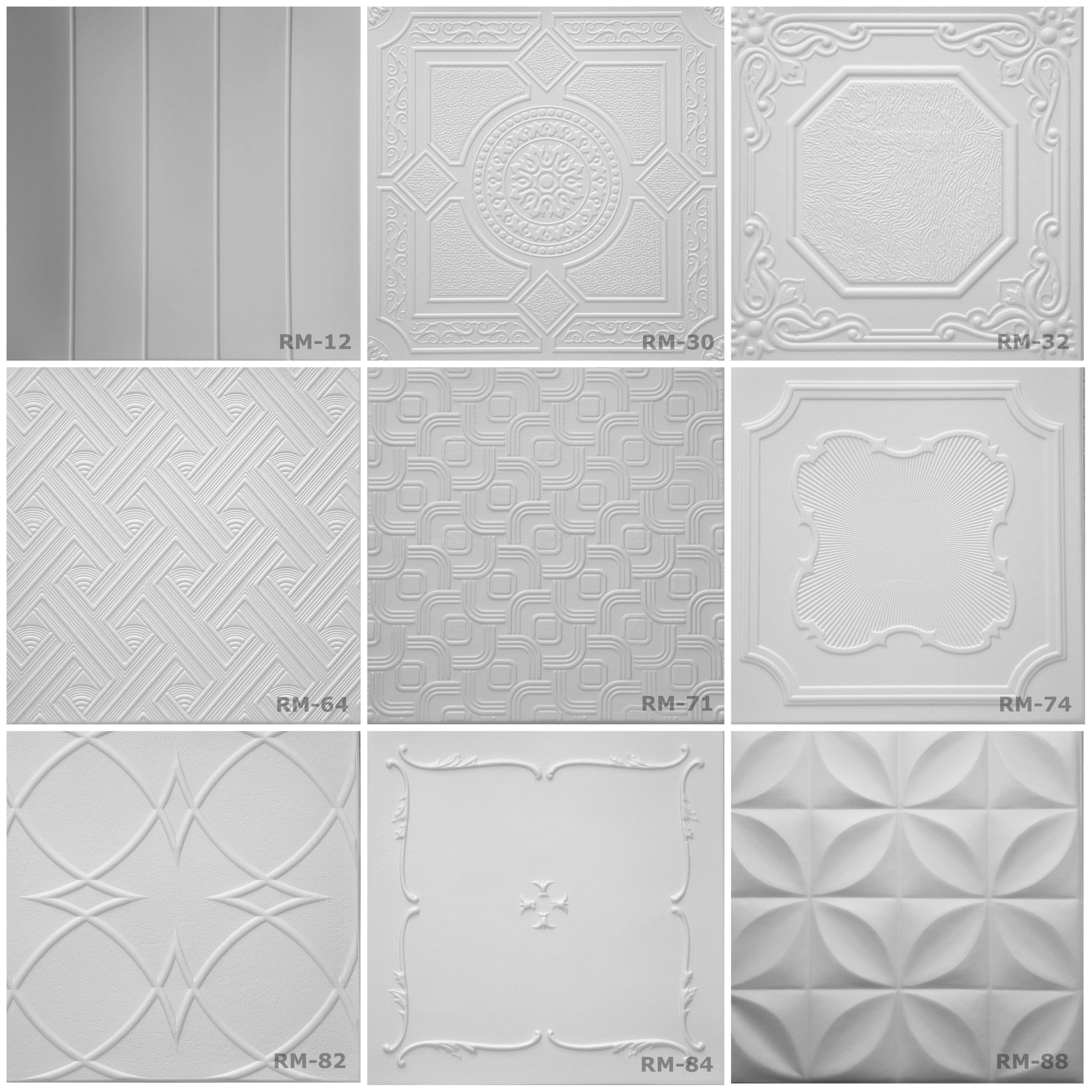 Sample of Styrofoam Ceiling Tile Cover Popcorn Ceiling. Easy - Etsy Canada