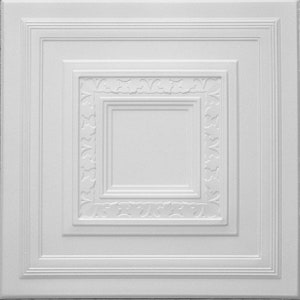 Styrofoam Ceiling Tiles - Could Be Glued Over the Popcorn. Easy DIY ...