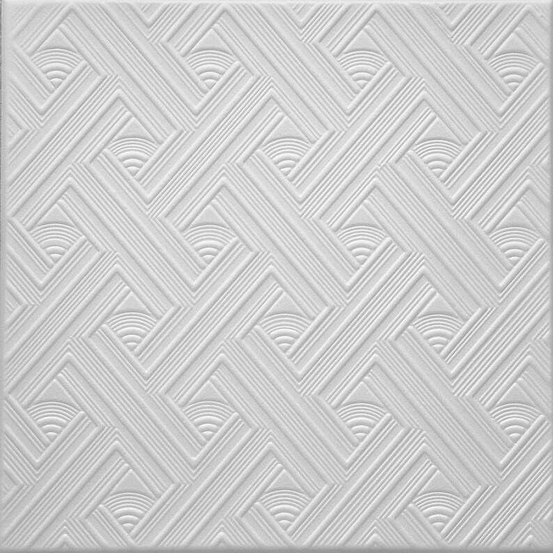 Sample of Styrofoam Ceiling Tile Cover Popcorn Ceiling. Easy | Etsy