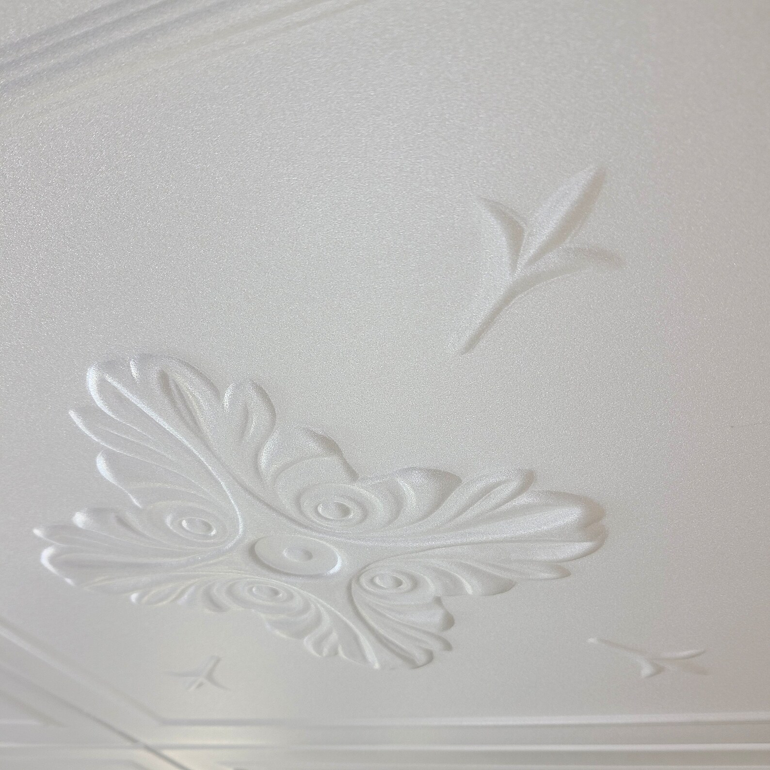 Styro Pro Styrofoam Ceiling Tiles in Floral Design. Easy DIY - Etsy