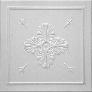 STYRO PRO Styrofoam Ceiling Tiles in Floral Design. Easy DIY ...